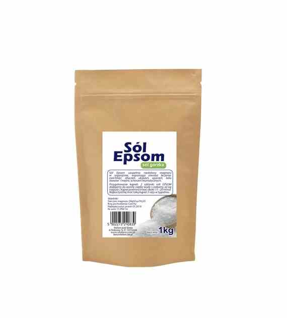 Sól epsom (siarczan magnezu) 1kg - Platforma SolexB2B